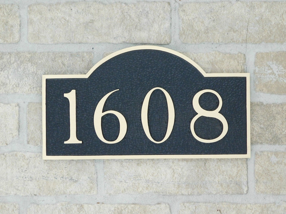 Custom House Plaque Cast Aluminum - Etsy