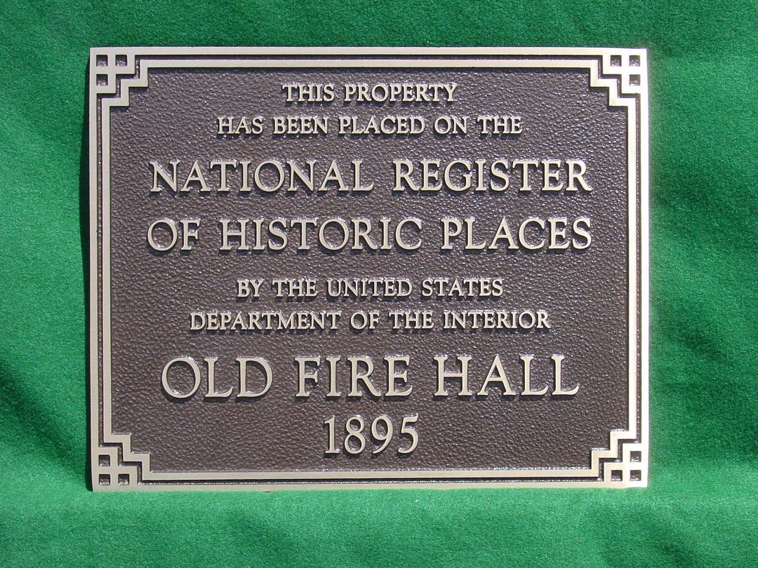 Historic Home Sign 10 X 7 National Register Custom Plaque - Etsy