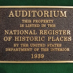 Building Established Plaque 10 X 7 Custom Bronze Plaque Includes 140 ...
