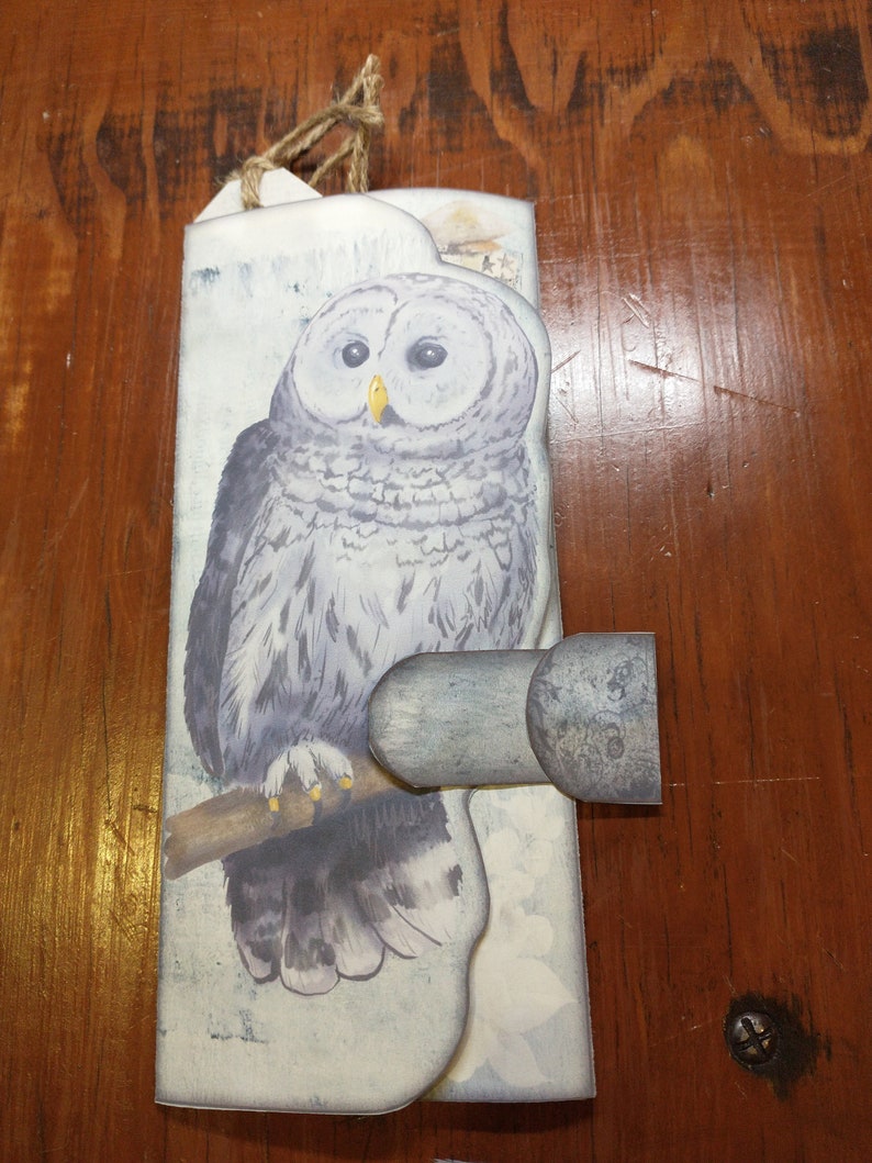 DIGITAL Junk Journal Folio - Barred Owl - Owl Nature Pocket Folio for ...