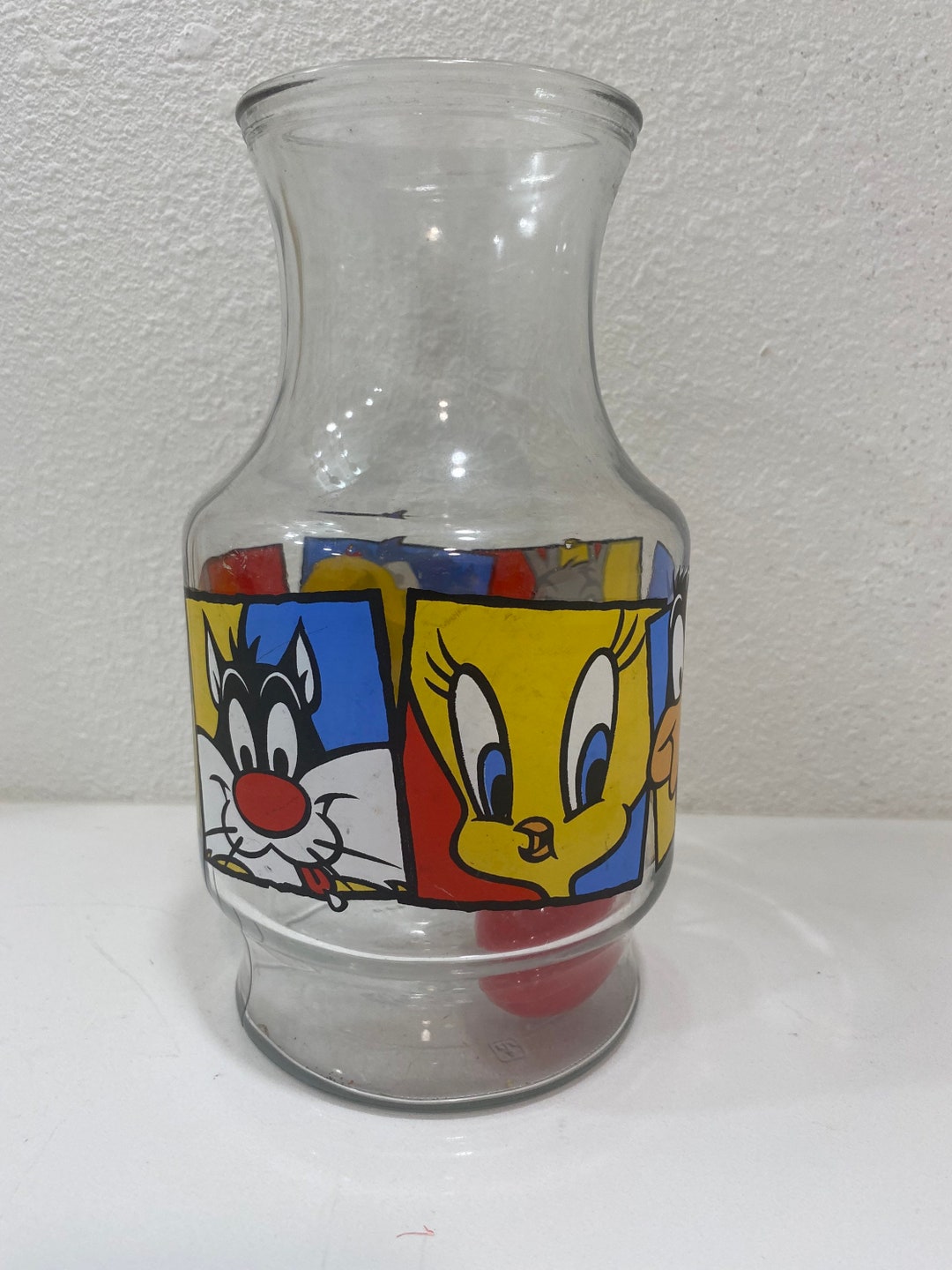 Vintage Looney Tunes Bugs Bunny Sylvester Tweety Bird Daffy Duck Jar ...