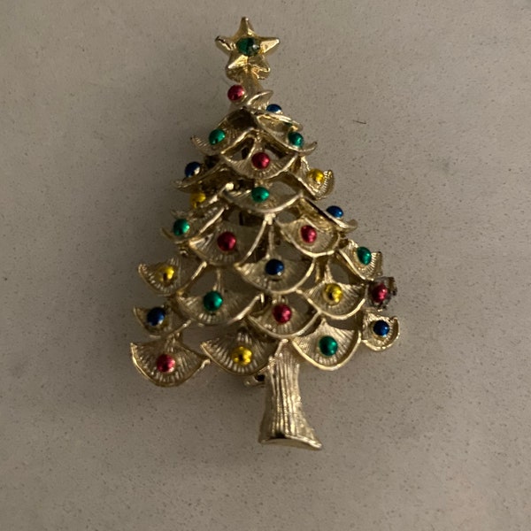 Christmas Tree Pin - Etsy