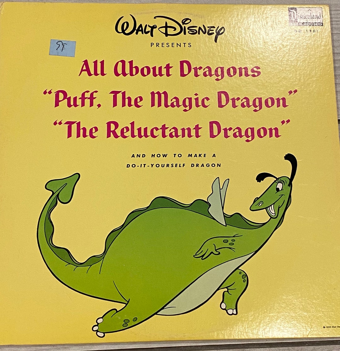 Vintage Walt Disney’s All About Dragons Vinyl 1966 - Etsy