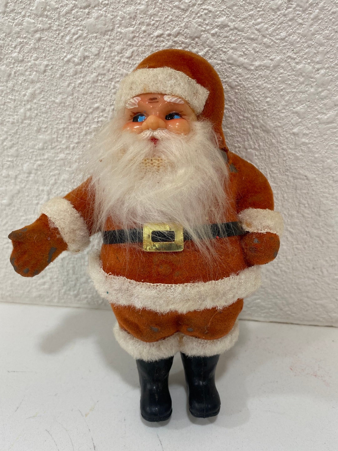 Vintage Santa Figurine - Etsy