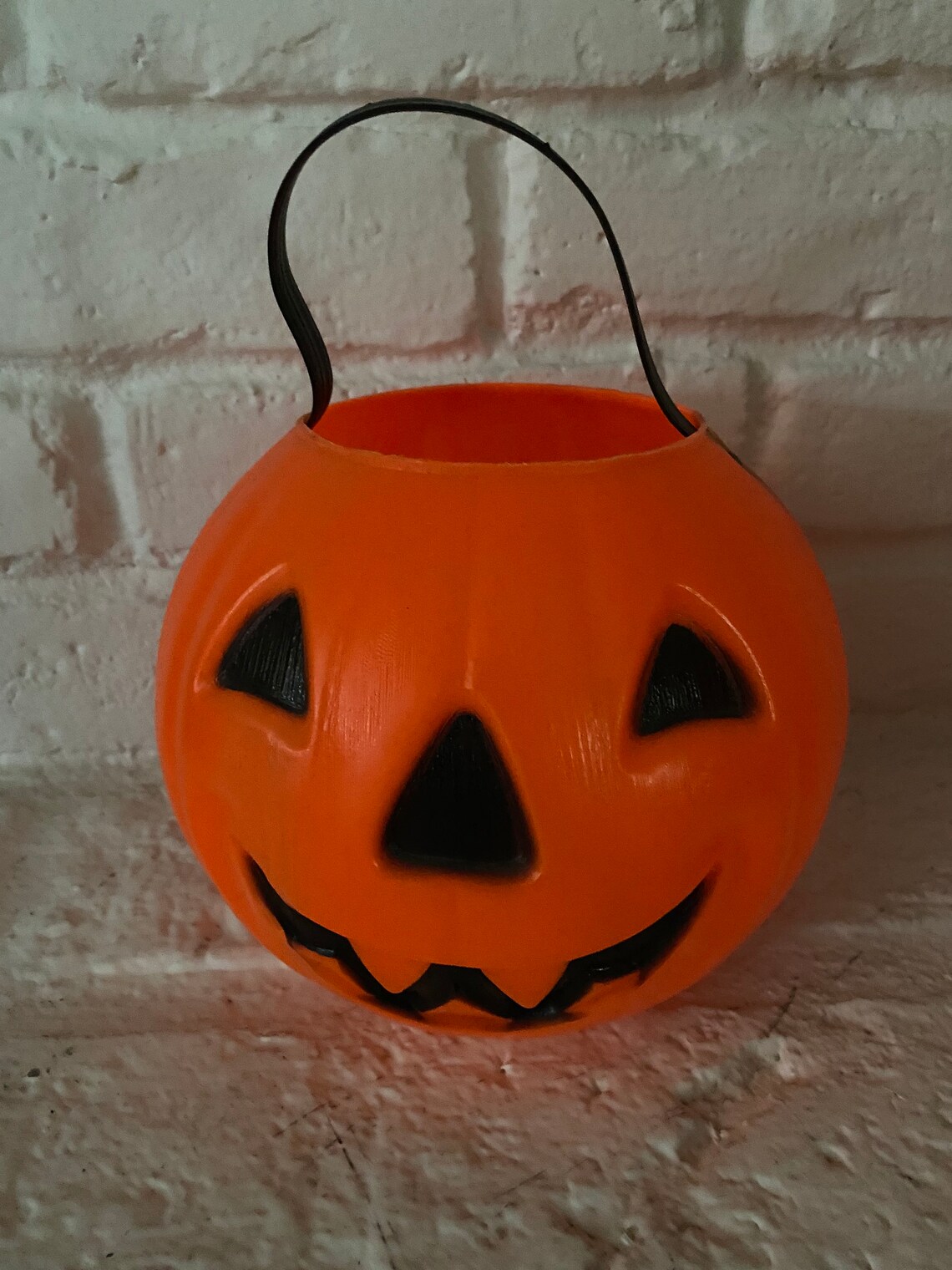 Vintage Pumpkin Pail - Etsy