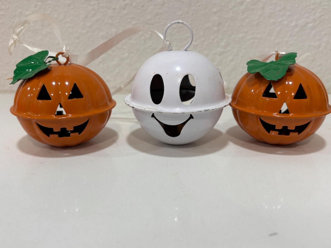 Vintage Halloween Bell Pumpkin 2, Ghost, 1 - Etsy
