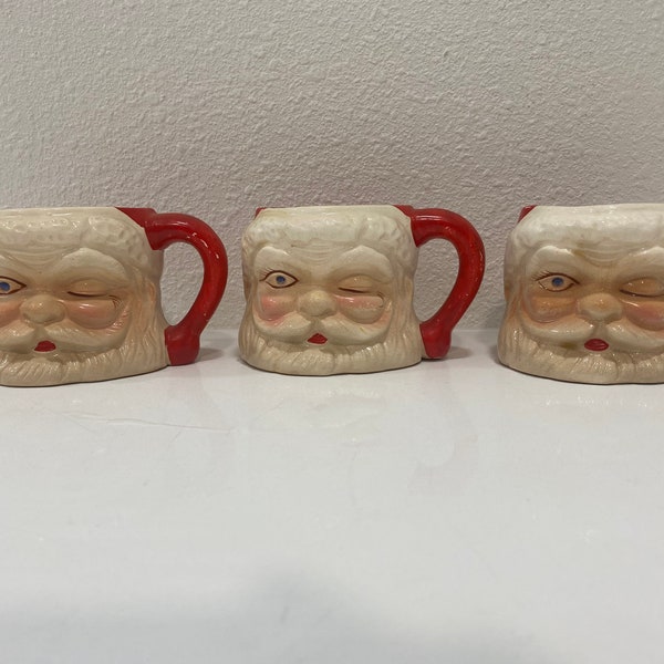 Winking Santa Mugs - Etsy