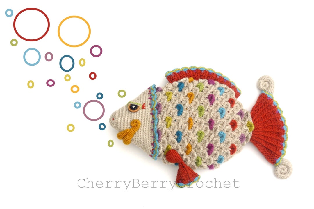 Rainbow Fish PDF Crochet Pattern - Etsy