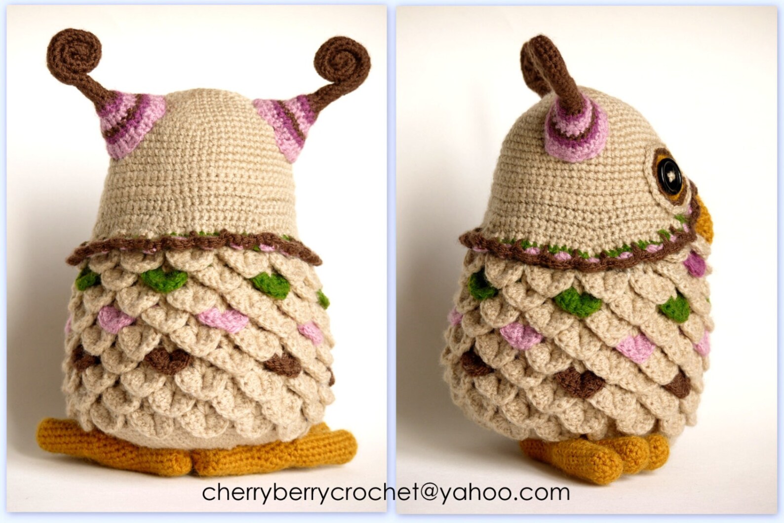 Owl Toy or Container PDF Crochet Pattern - Etsy