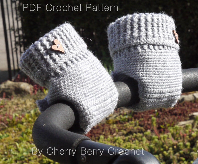 Stroller Hand Muff Crochet Pattern / Stroller Hand Warmer Crochet ...