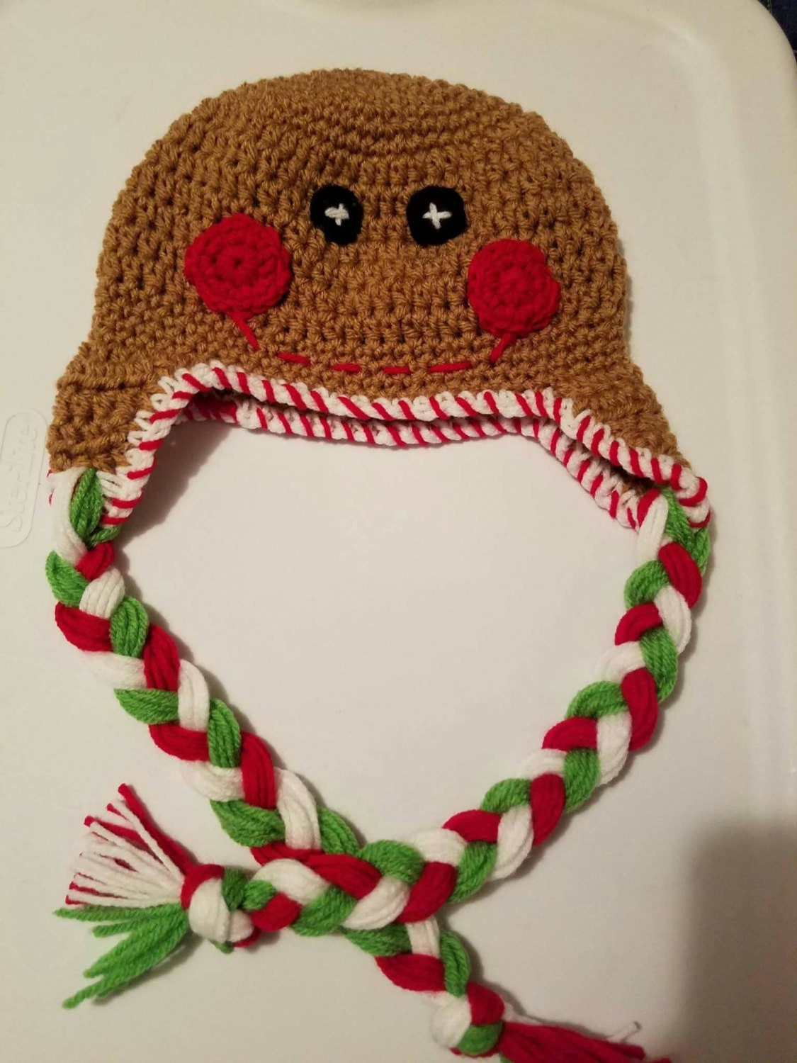 Gingerbread Man Hat Christmas Winter Gift Santa Claus Rudolf - Etsy
