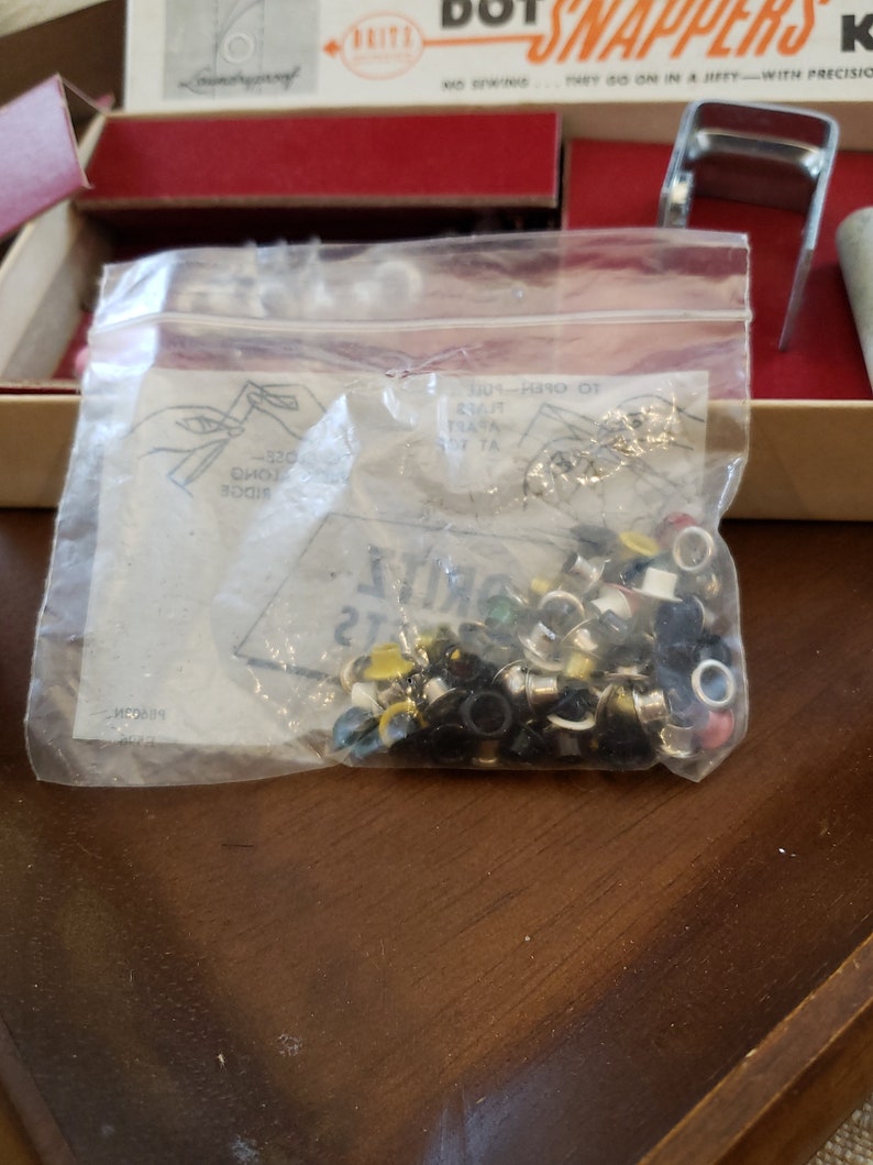Vintage Dritz Dot Snapper Kit Art. 650 Original Box Tools - Etsy