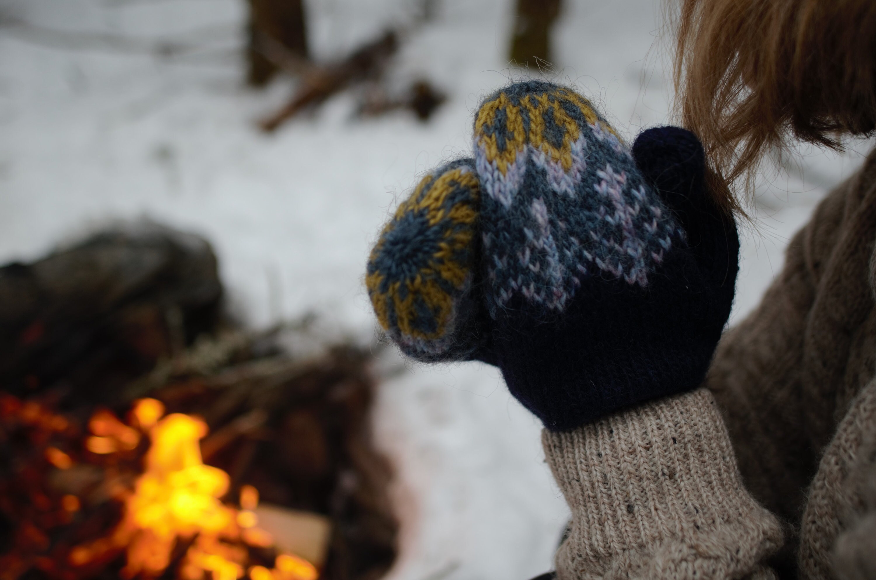 PDF PATTERN Woodland Lopi Mitts / Lett-lopi / S / M / L - Etsy