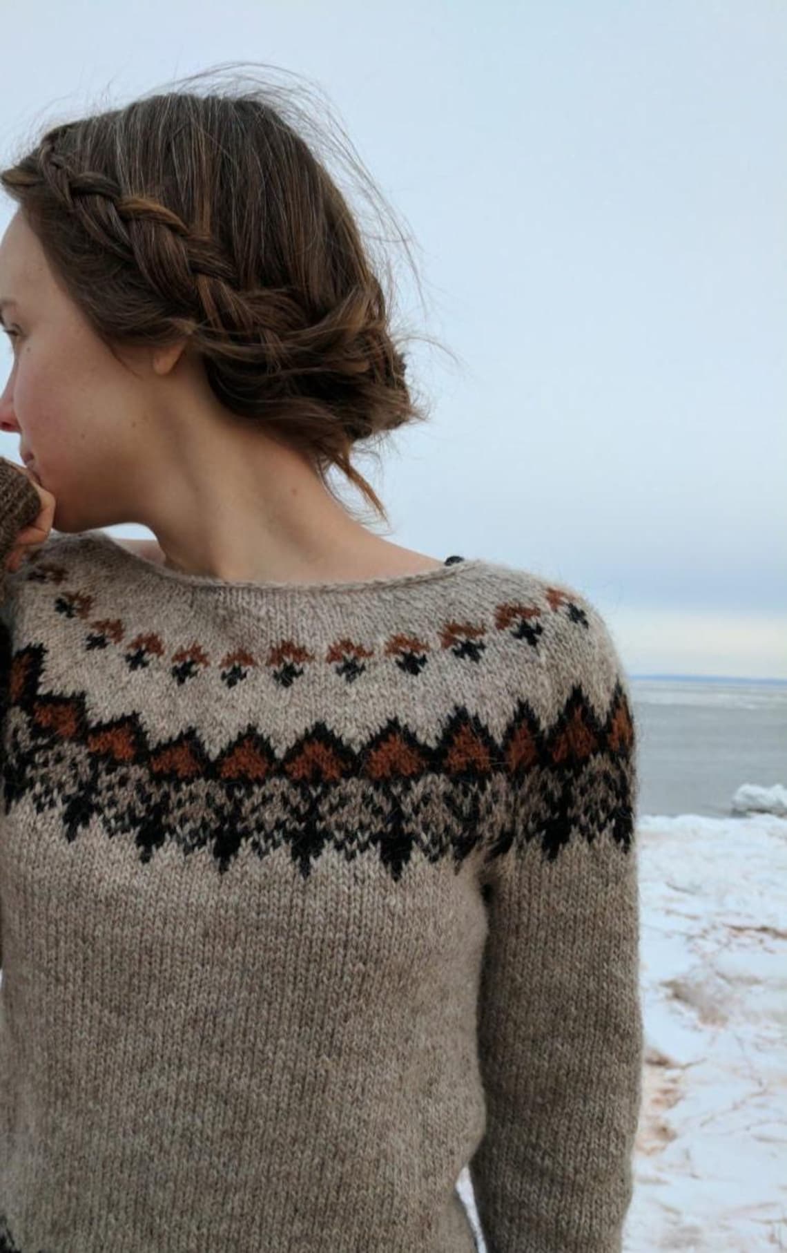 PDF PATTERN - Folkloric Lopi Sweater Pattern - 8 Sizes - Etsy