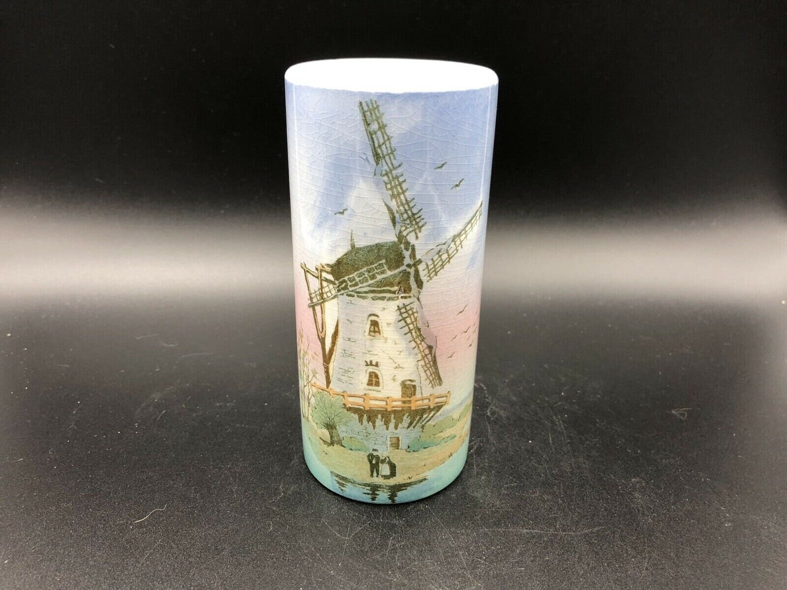 Vintage Windmill Vase by Boch Fres La Louviere of Belgium - Etsy Canada