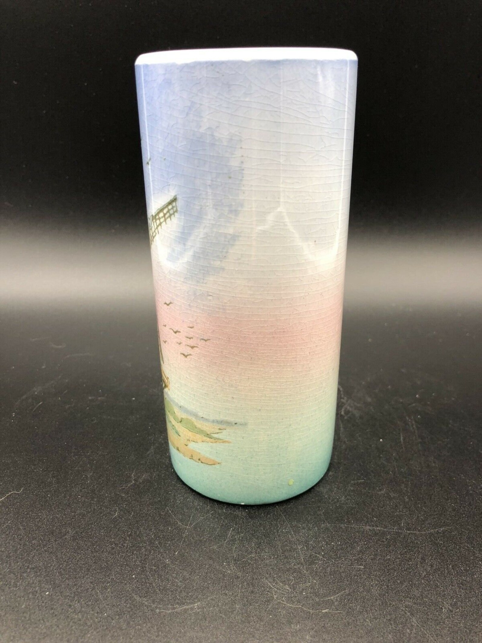 Vintage Windmill Vase by Boch Fres La Louviere of Belgium - Etsy Canada