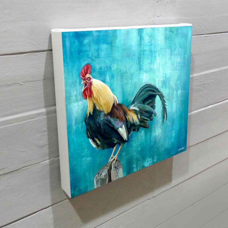 Countryside Animals Farming Birds Artwork Print - Etsy