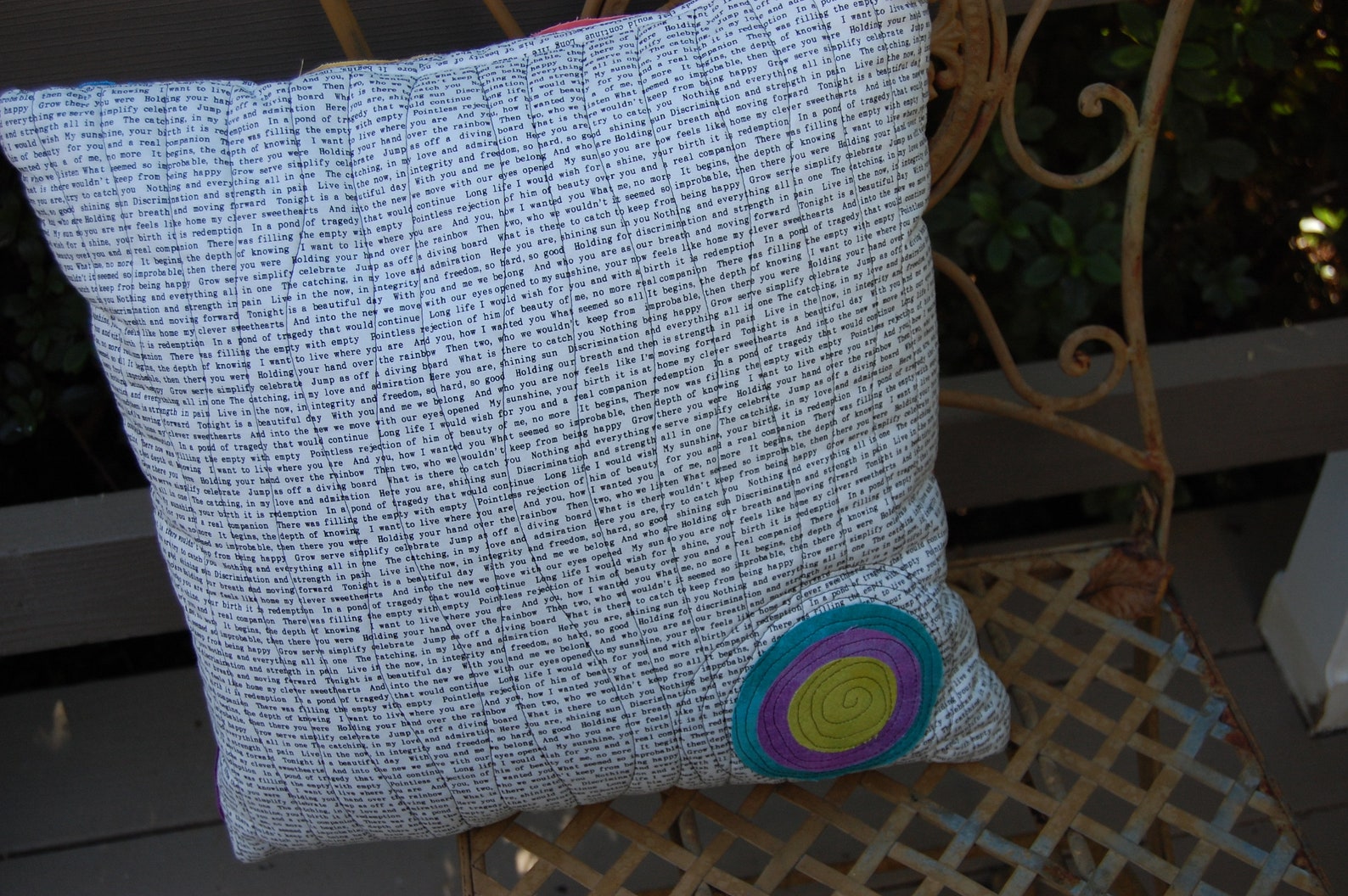 Free-form Circle Pillow - Etsy