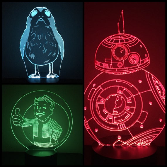 LED Light Display Sign Custom Laser Cut Acrylic | Etsy