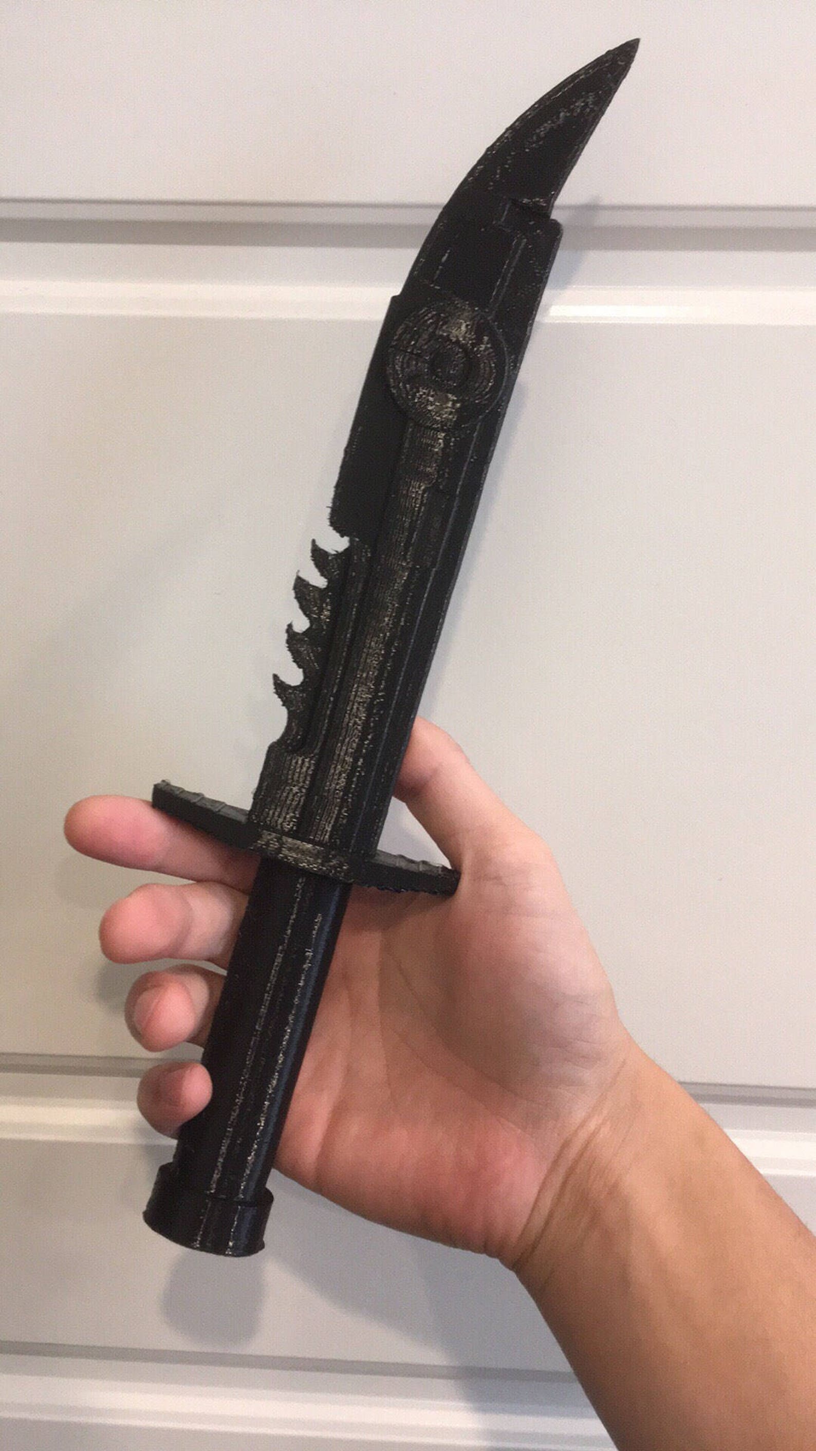 Star Wars Inspired Mandalorian Knife-vibroblade (3D Printed) - Etsy