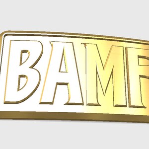 Overwatch Mccree Belt "bamf" Buckle (digital File) - Etsy