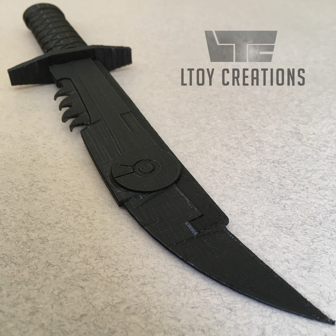 Star Wars Inspired Mandalorian Knife-vibroblade (3D Printed) - Etsy