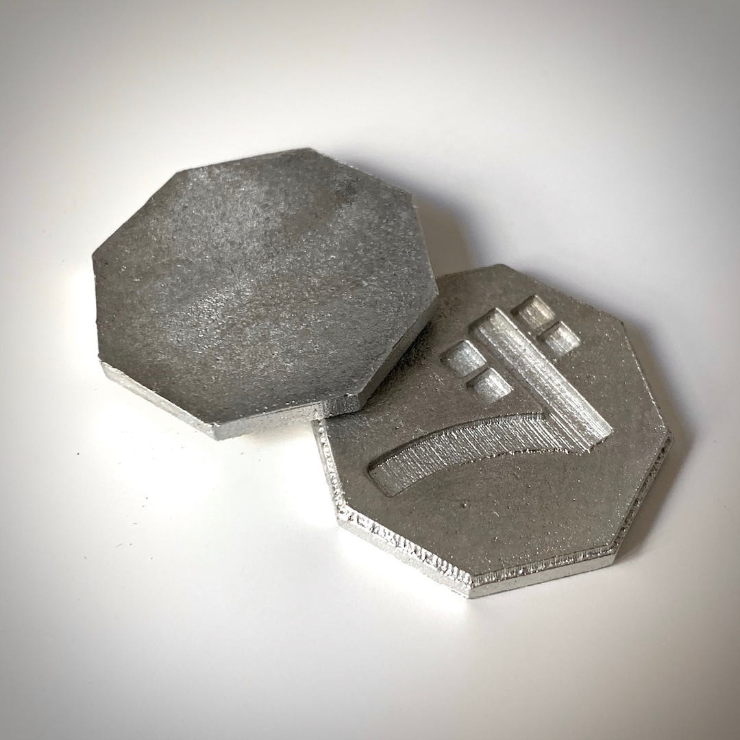 Galactic Credits (set of 2) - Metal Coins for Star Wars Sabacc - Etsy