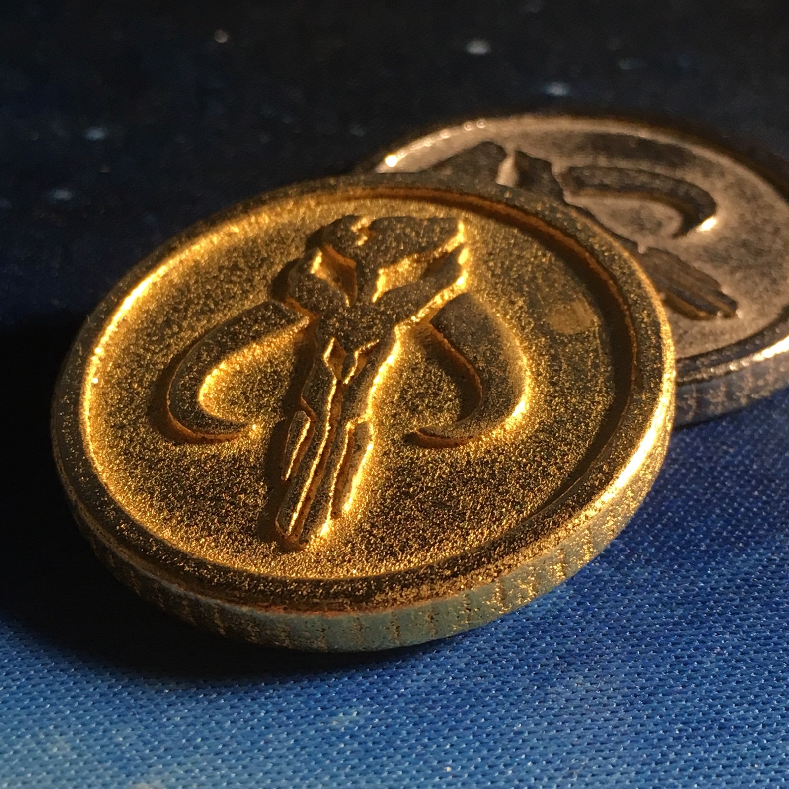 Mandalorian Metal Challenge Coin/currency star Wars Inspired - Etsy