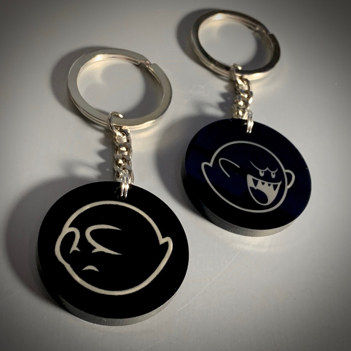 Boo Ghost Keychain Nintendo Mario & Luigi Inspired - Etsy