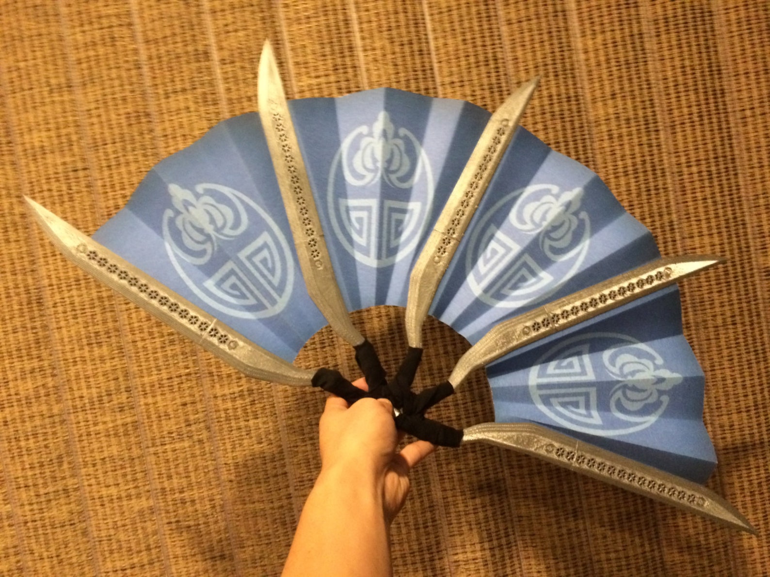 Kitana Fan Blade Kit Costume Prop - Mortal Kombat 9 (fans Only) - Etsy