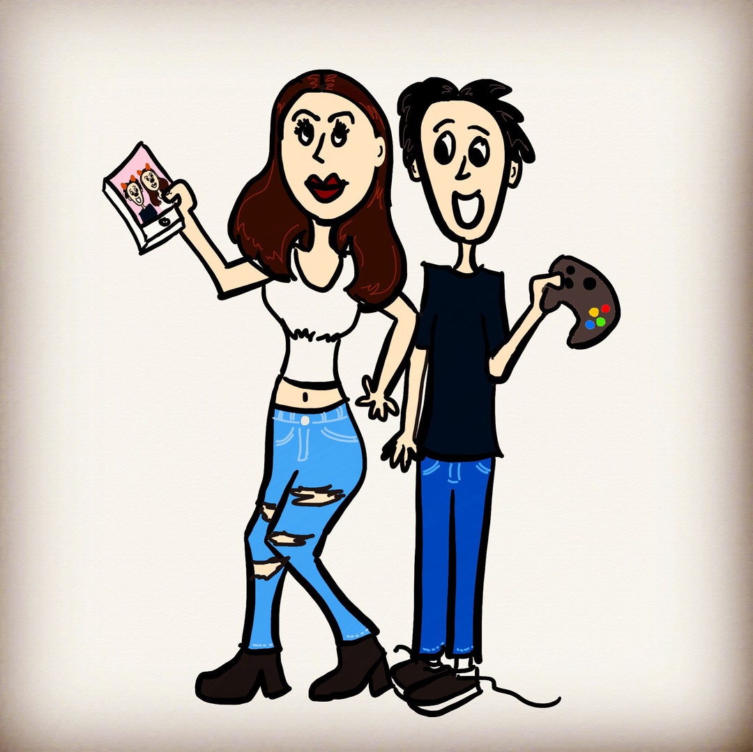 8x10 Custom Cartoon Illustration - Etsy