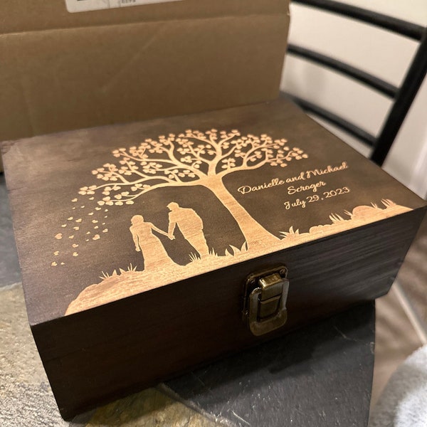 Rustic Wood Box - Etsy