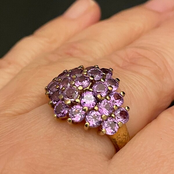 Ring With Pink Stone - Etsy