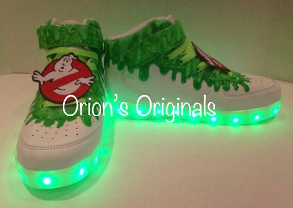 Slimer Light up & Glow in the Dark Shoes - Etsy