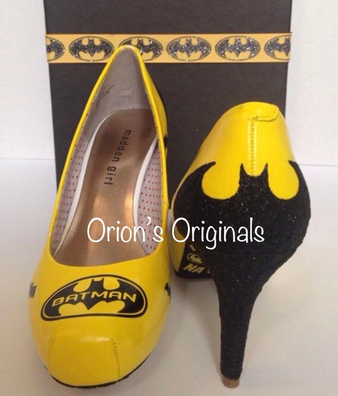 BM Comic Heel Shoes. Custom Made to Order - Etsy