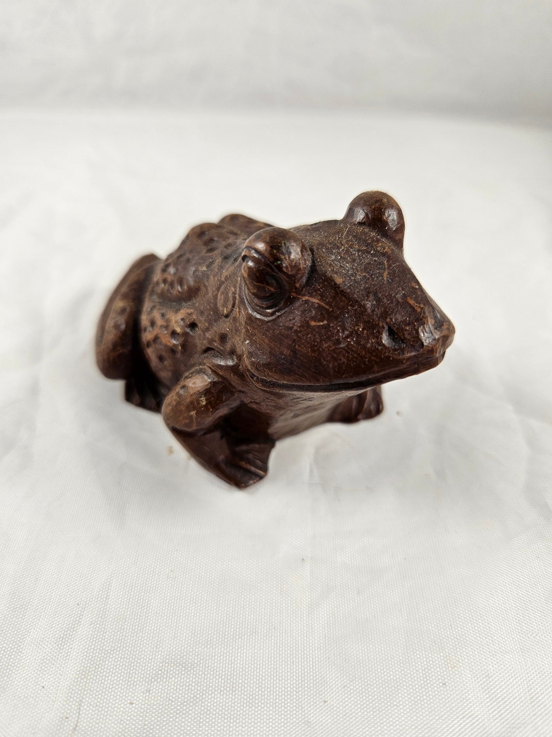 Red Mill Pecan Resin Frog Figure 1986~made in USA - Etsy