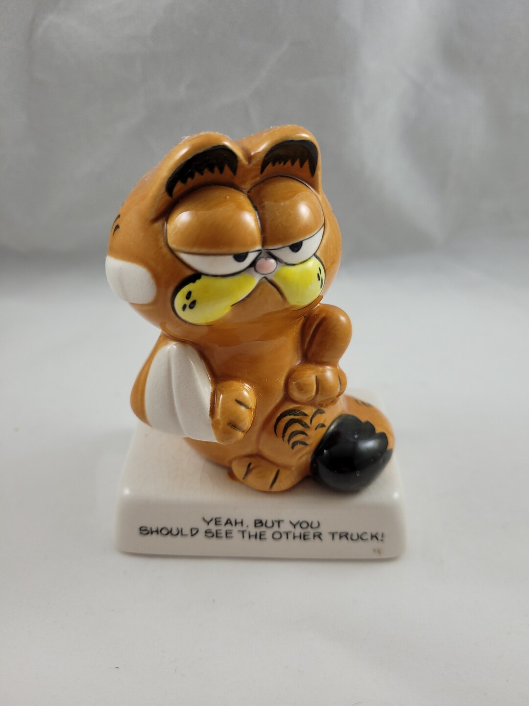 Vintage Ensco Garfield Injured Figure - Etsy