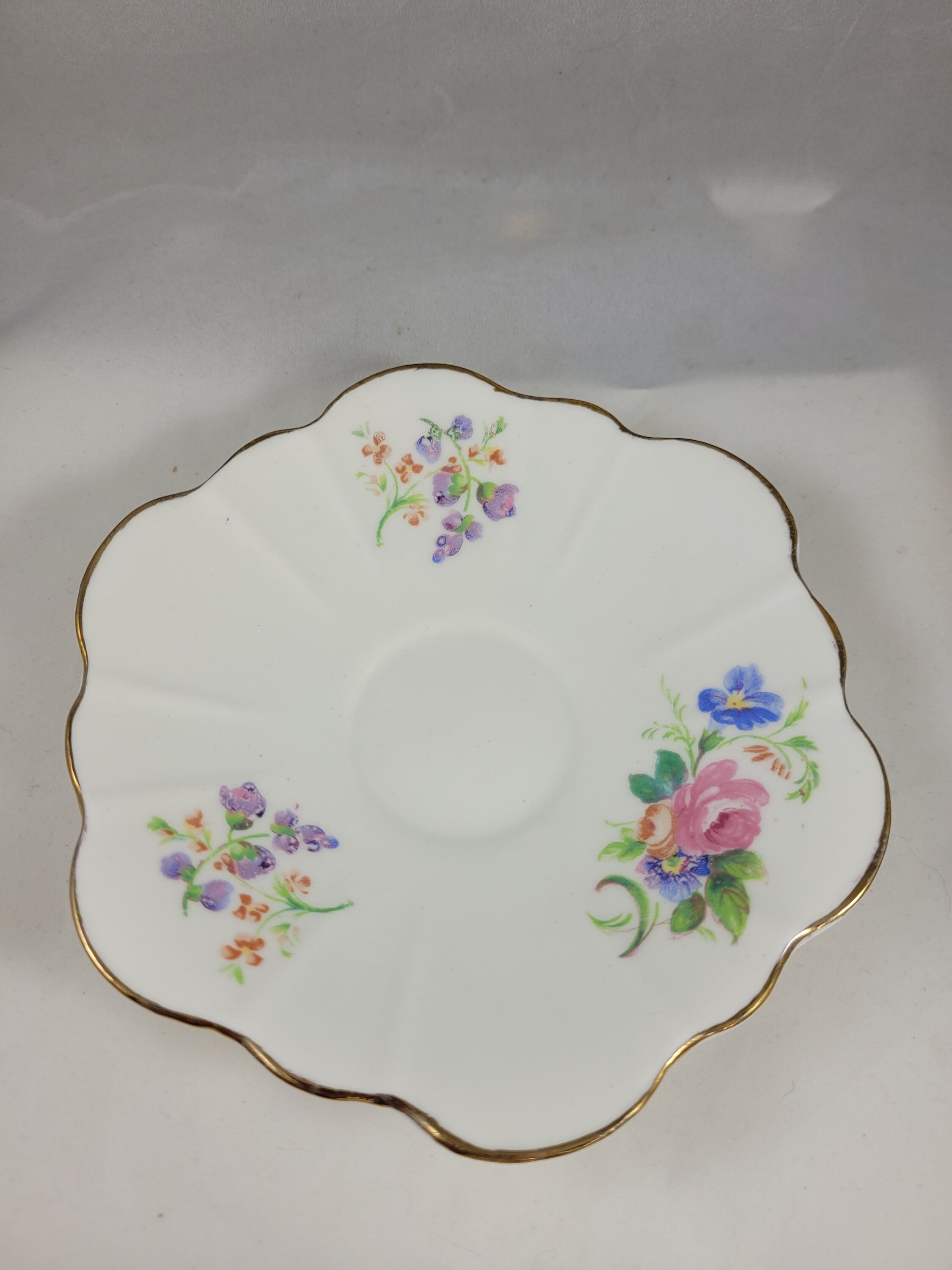 Royal Stuart Tea Cup and Saucer Floral Pattern Bone China Spencer ...