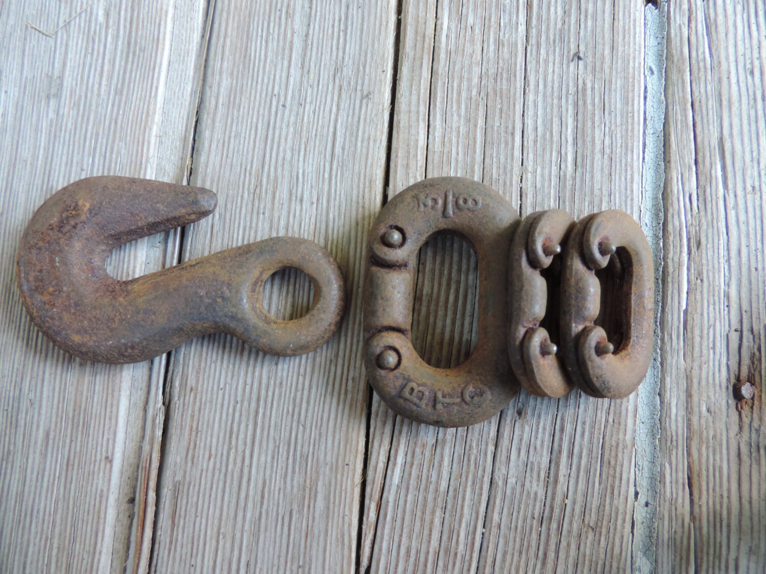 Industrial Cast Iron Chain Links Vintage Industrial Cast Iron | Etsy