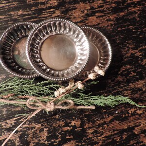 Antique Salt Cellars Set of 4 Silver Plated Servers 1920's - Etsy