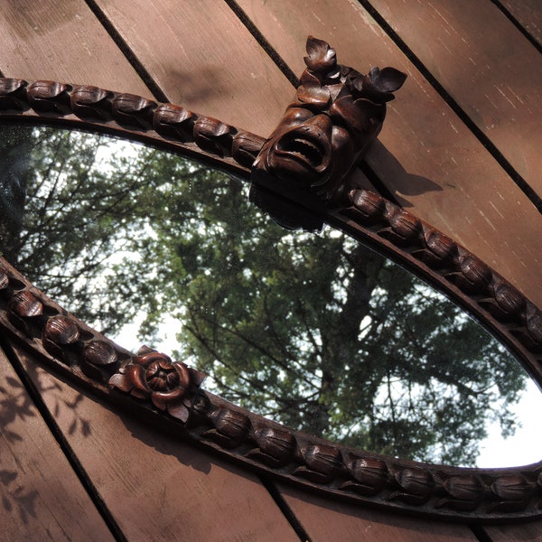 Primitive Mirror - Etsy