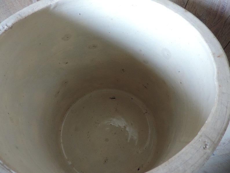 Antique #4 Crock Stoneware 4 Gallon Crock Farmhouse Decor Country ...