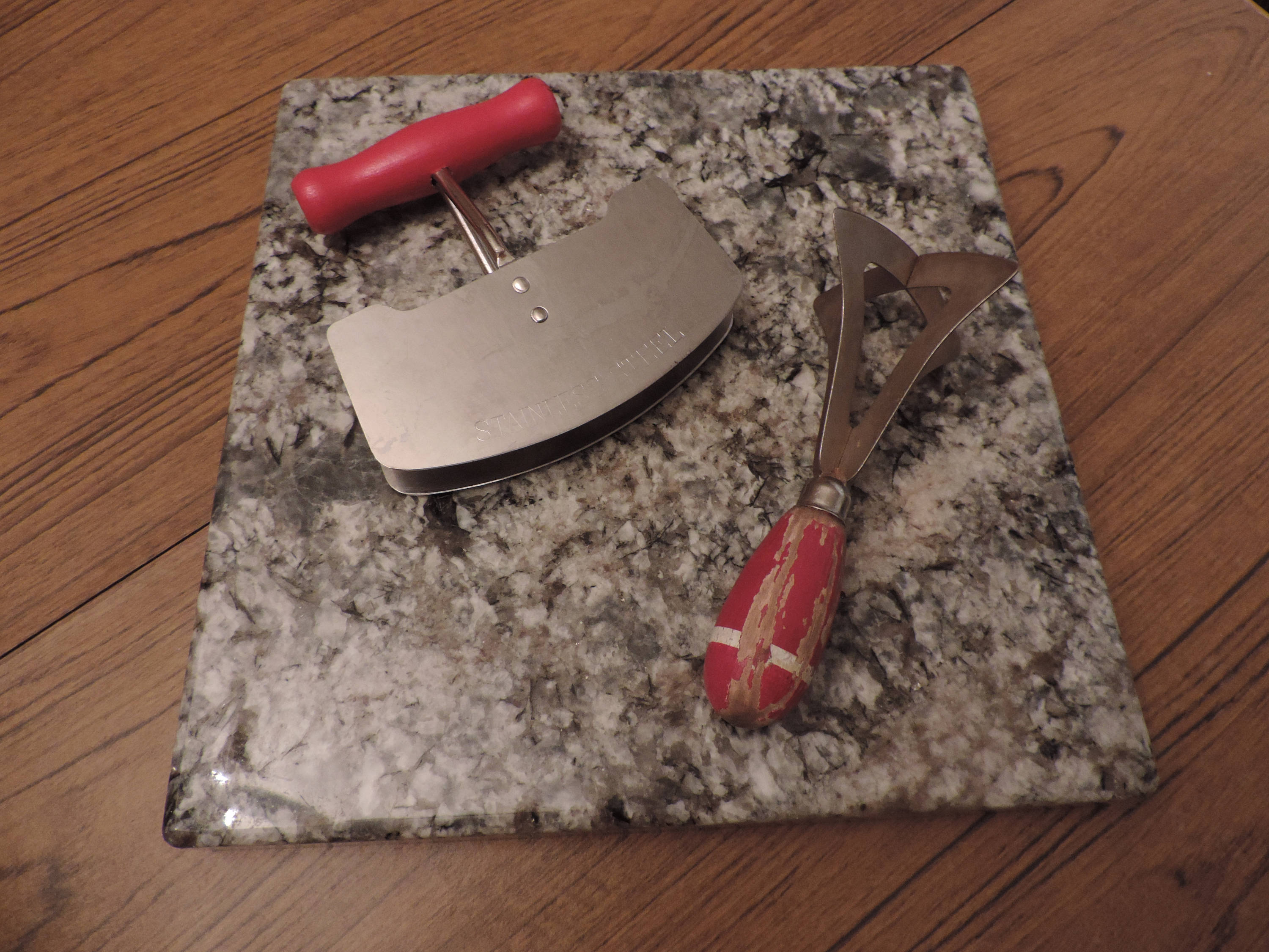 Vintage Granite Pastry Block Kitchen Cutting Slate Cheese Slicing Board ...