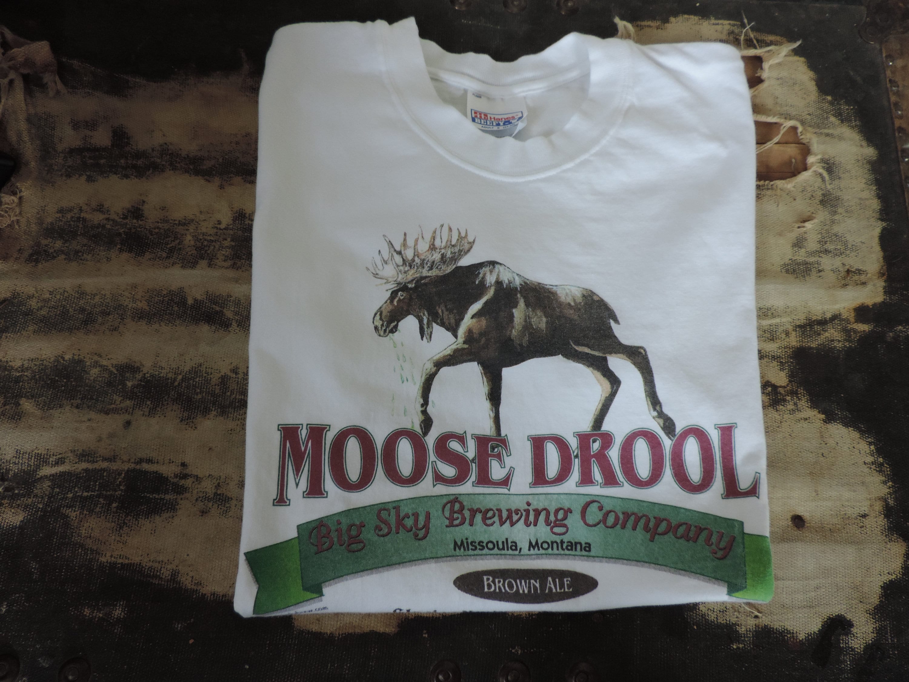 Vintage T Shirt Moose Drool Brewing Co. Missoula Glacier Park Montana ...