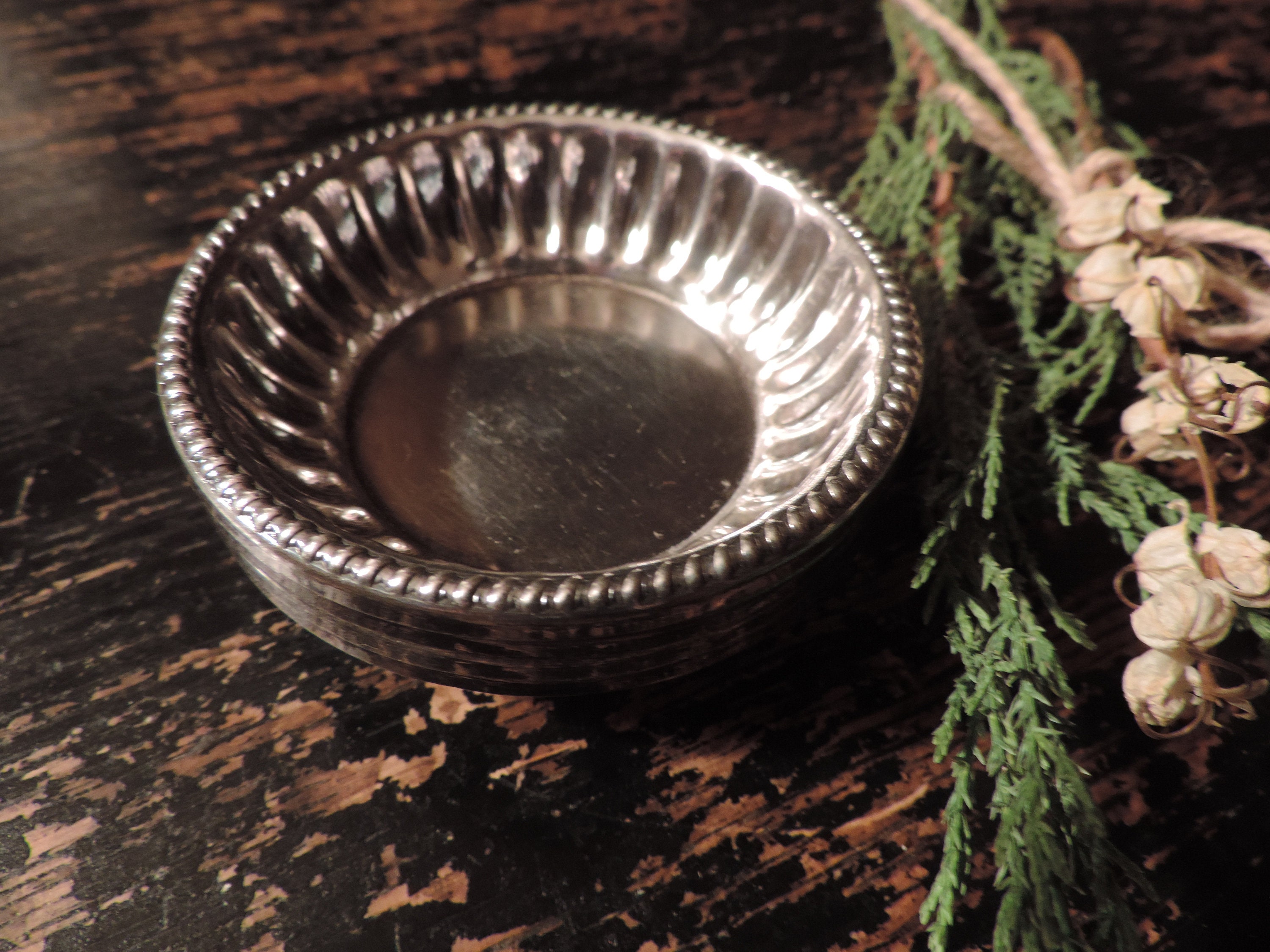 Antique Salt Cellars Set of 4 Silver Plated Servers 1920's - Etsy
