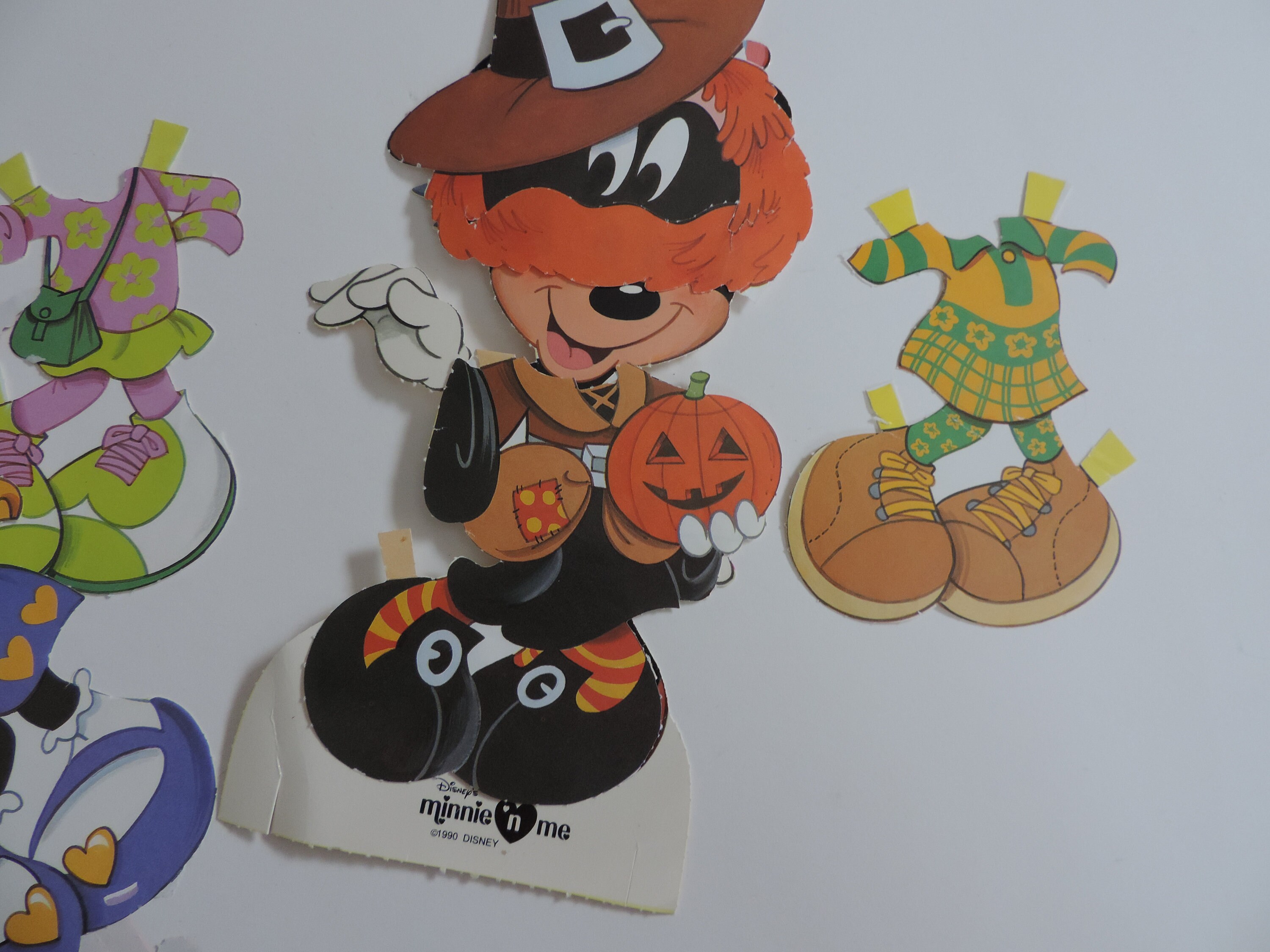 1990 Minnie Mouse Paper Dolls Disney's Minnie-n-me Collection Cut Out ...