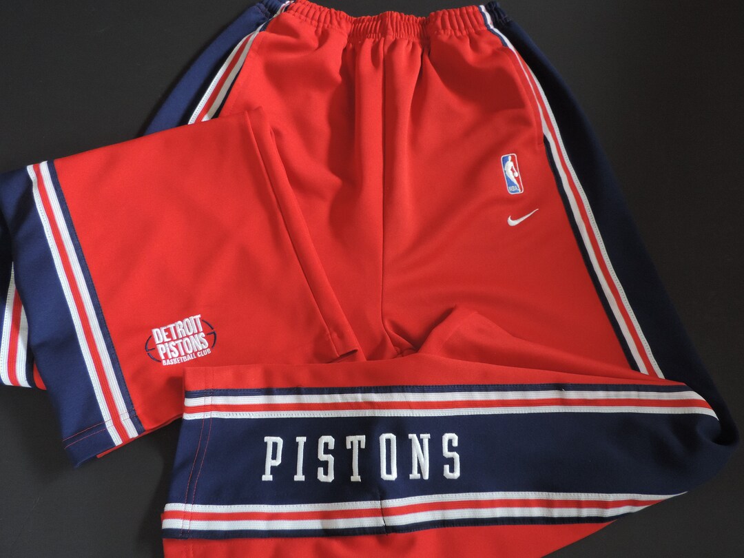 Vintage Detroit Piston Nike Basketball 1975 Team Throwback Poppers ...