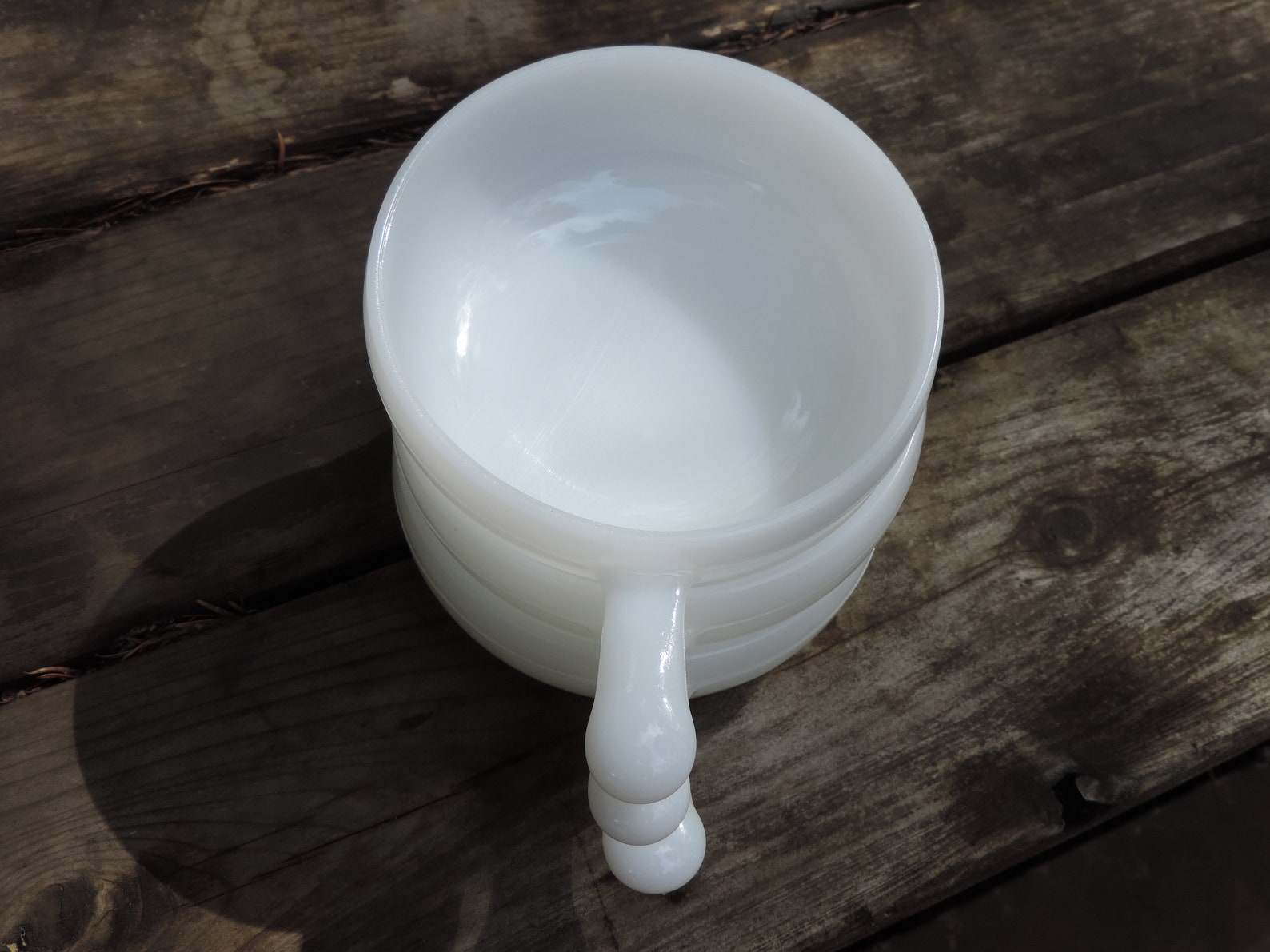 Vintage Milk Glass Soup Bowls Gumbo Bowls Set of Three Milk Glass Bowls ...