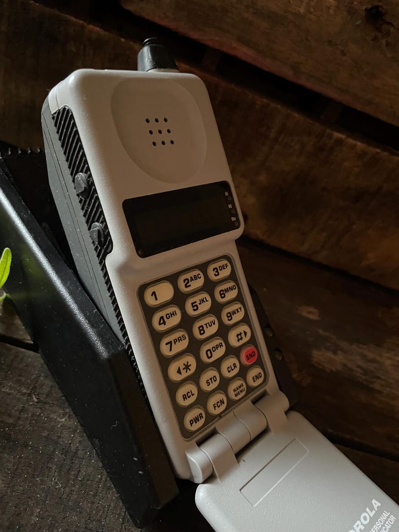 1989 Cell Phone Cellular Mega Phone Motorola US West Digital Personal ...