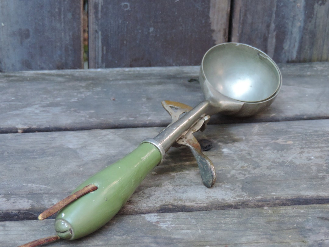 Antique Ice Cream Scoop Gem Spoon Company 1870 - 1900 Trojan #10 Ice ...